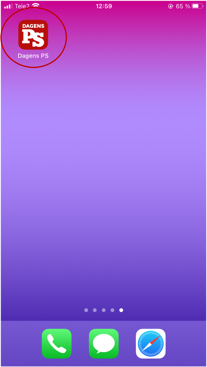 Så enkelt sparar du Dagens PS på din hemskärm - Dagens PS