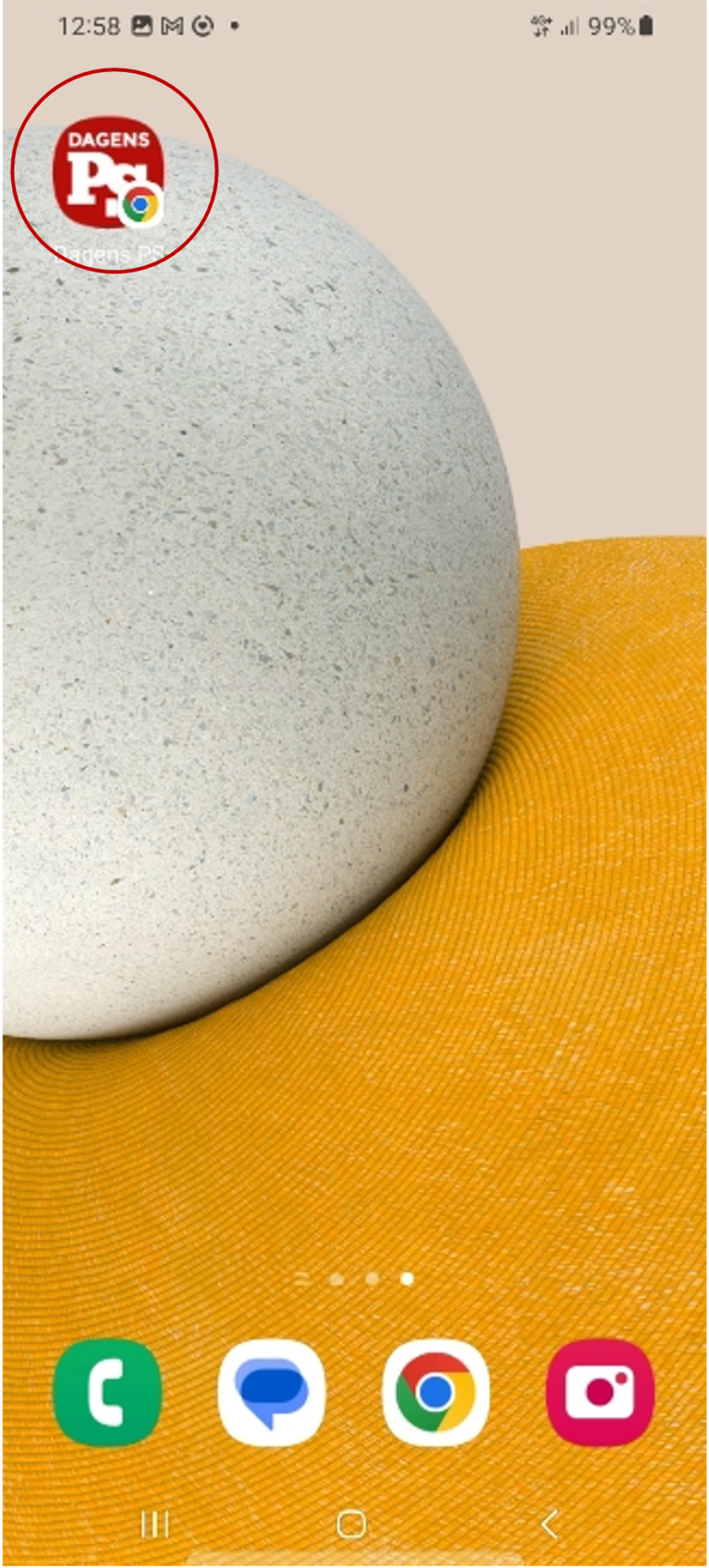 Så enkelt sparar du Dagens PS på din hemskärm - Dagens PS